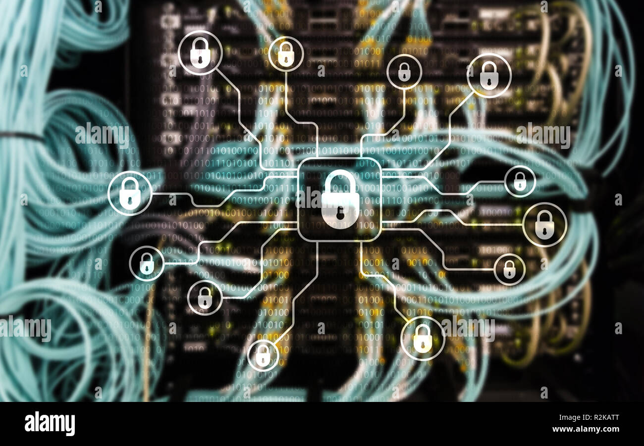 Cyber security, data protection, information privacy. Internet and ...