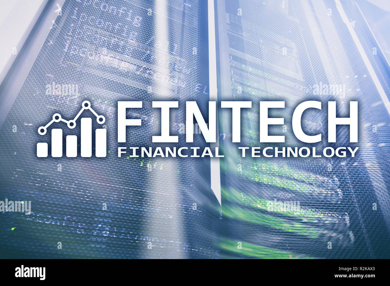 Fintech - Financial technology. Business solution and software ...