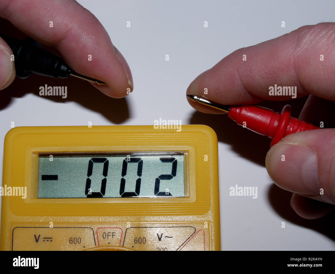 Electric energy meter finger hi-res stock photography and images - Alamy