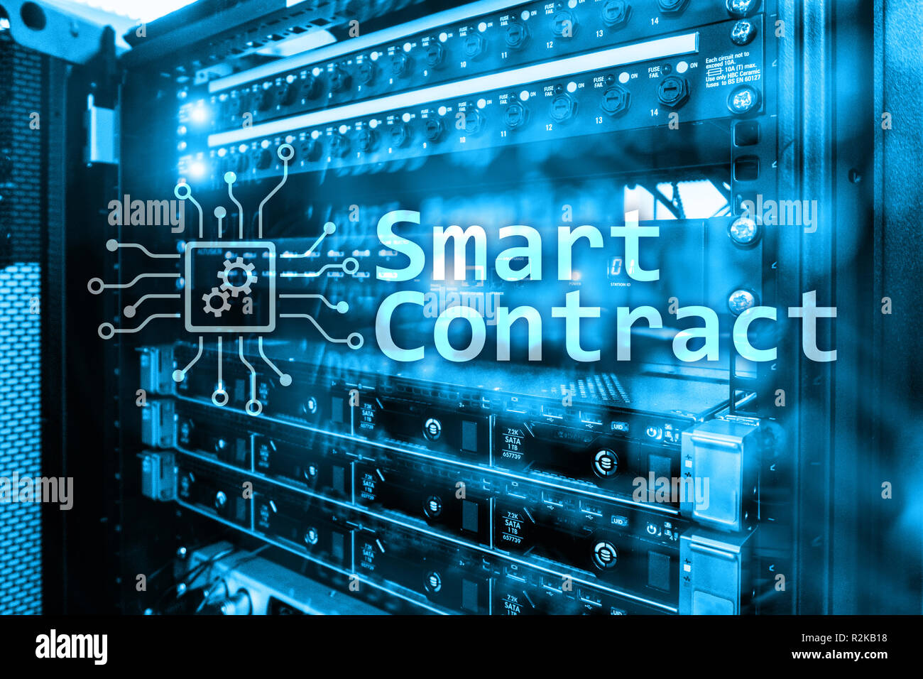 Smart contract, blockchain technology in modern business Stock Photo ... Smart contract, blockchain technology in modern business Stock Photo ...
