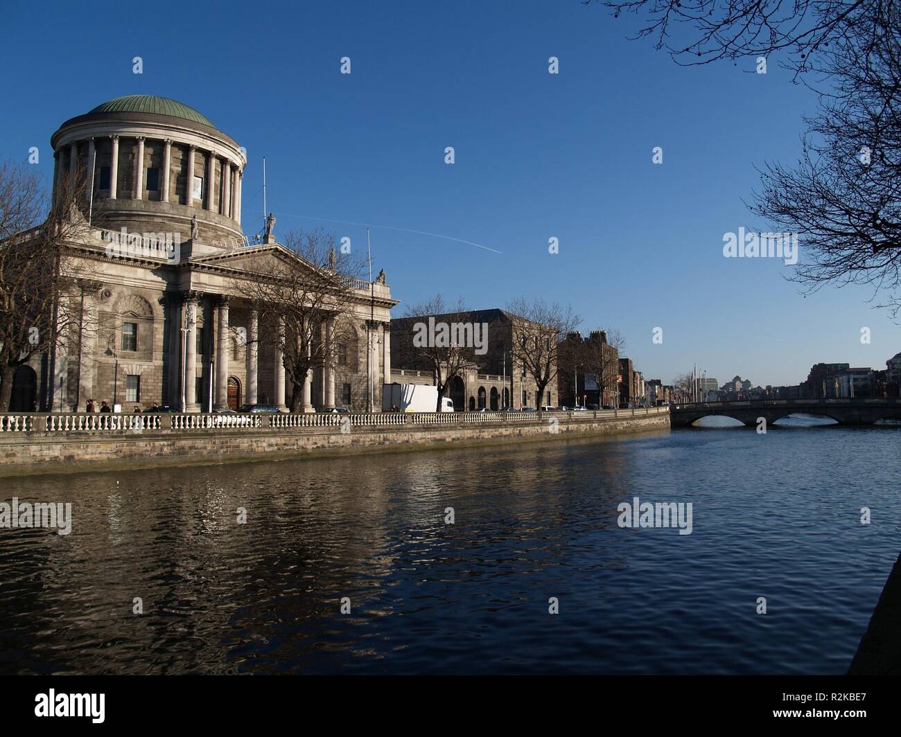 four courts in dublin courthouse Stock Photo - Alamy