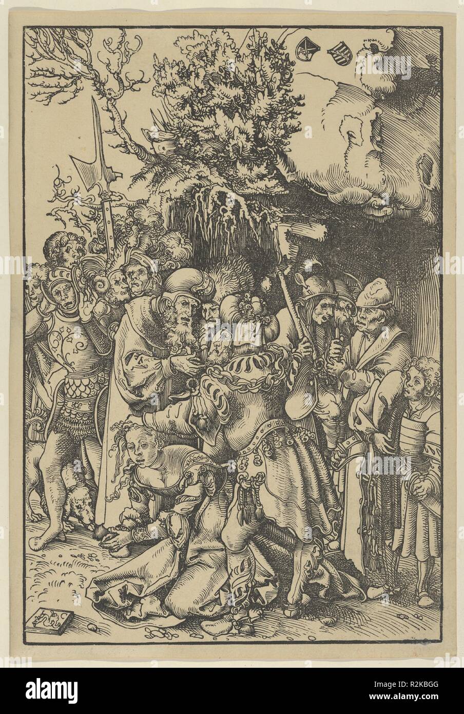 The Martyrdom of St. Barbara. Artist: Lucas Cranach the Elder (German ...