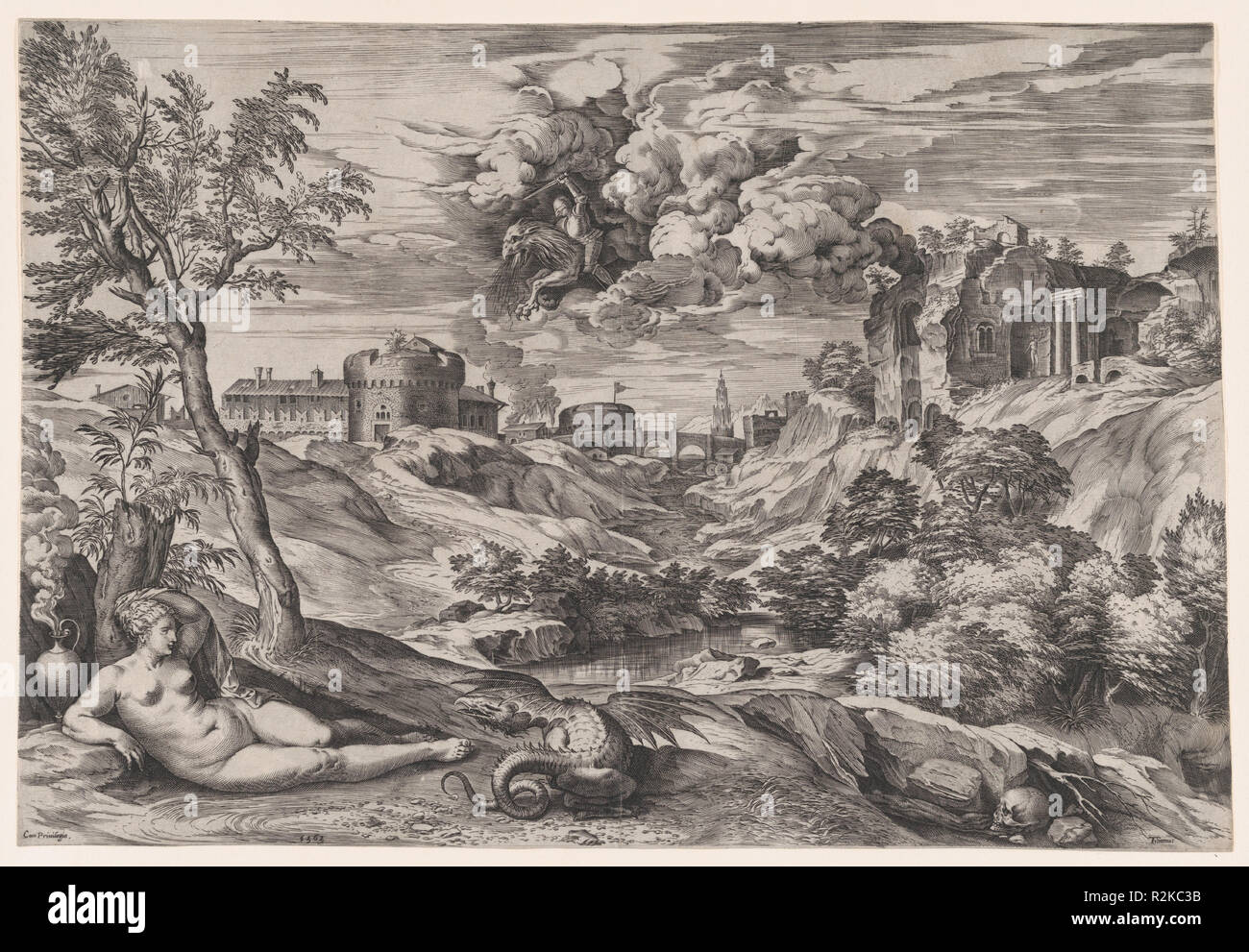 Roger rescuing angelica hi-res stock photography and images - Alamy