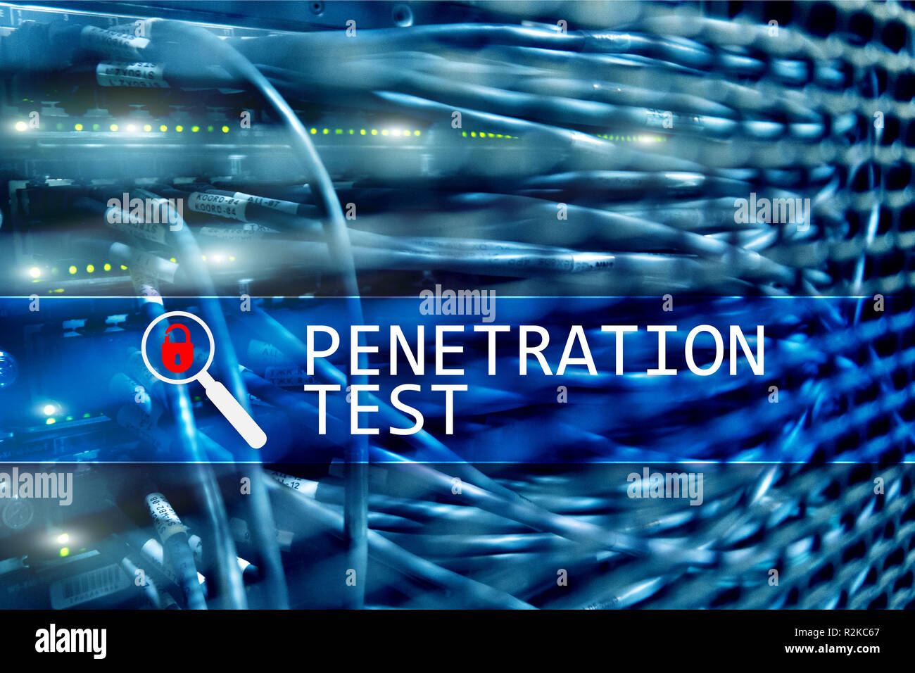Penetration test. Cybersecurity and data protection. Hacker attack ...