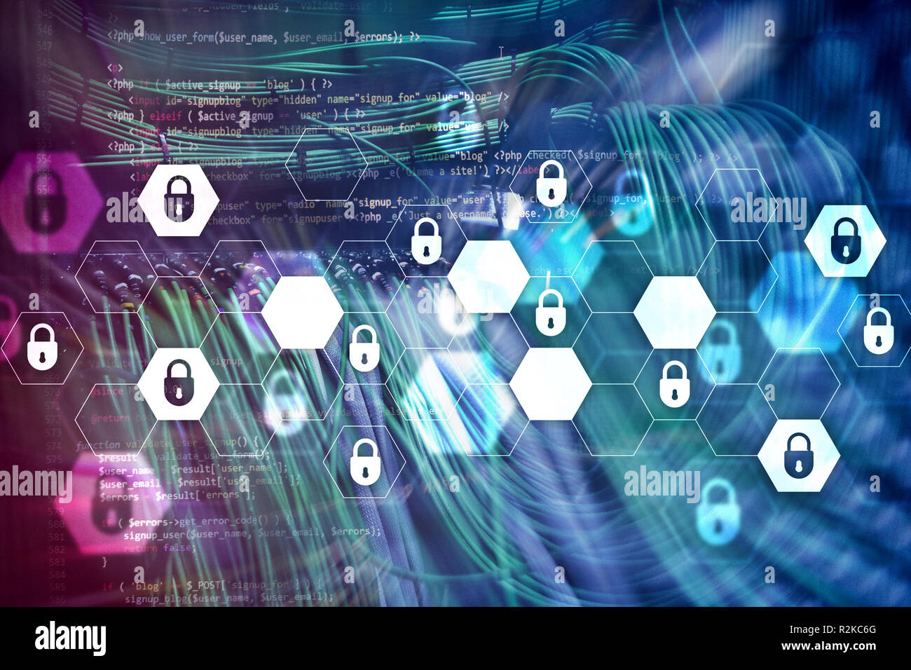 Cyber security, data protection, information privacy. Internet and ...