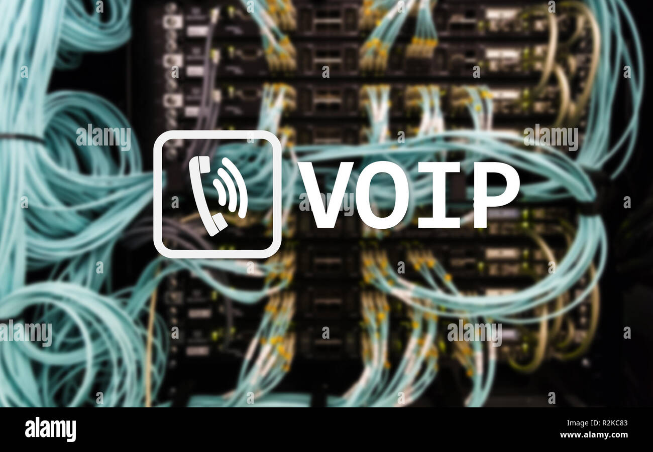 VOIP, Voice over Internet Protocol, technology that allows for speech ...