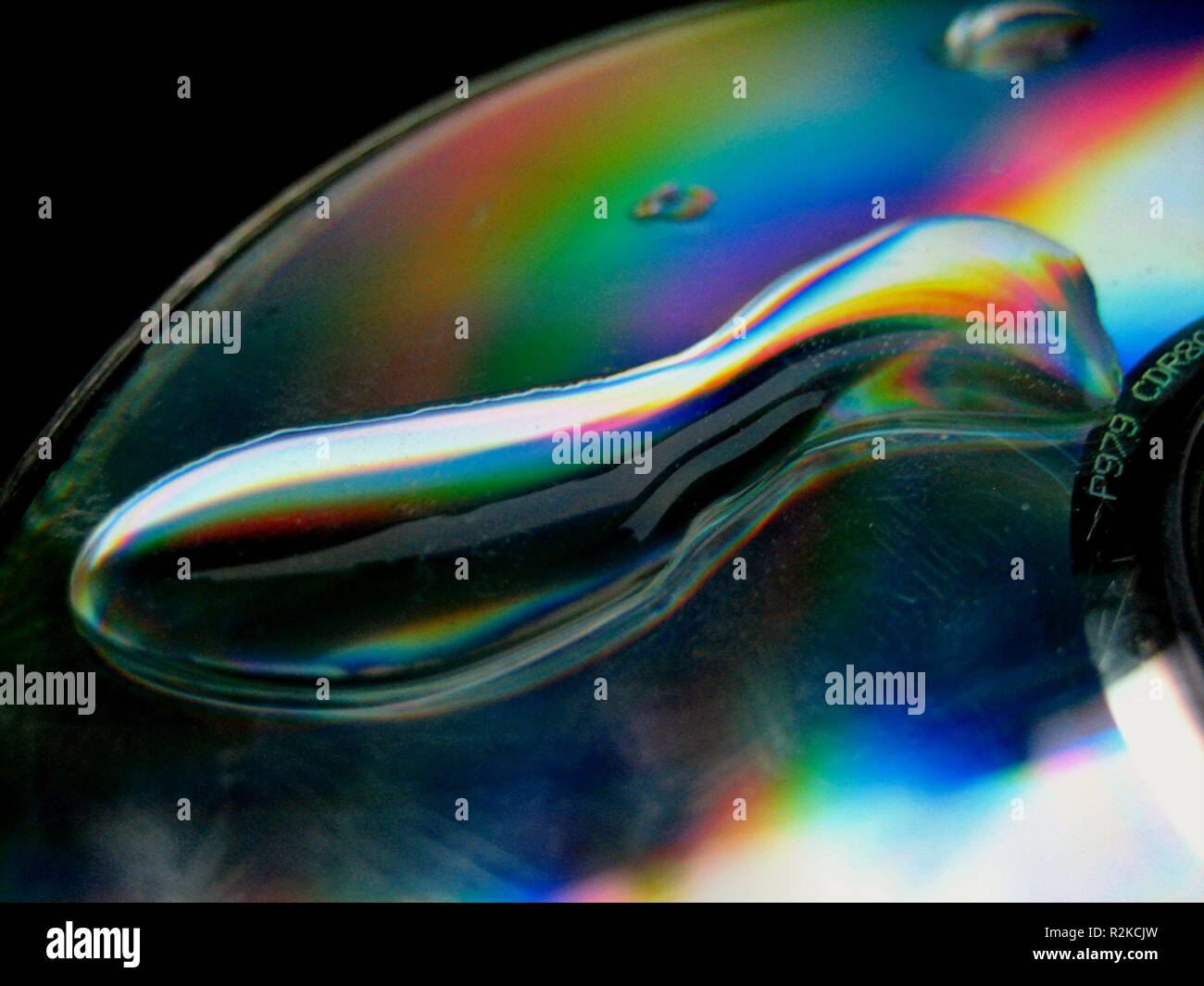 Cd dvd water drops hi-res stock photography and images - Alamy