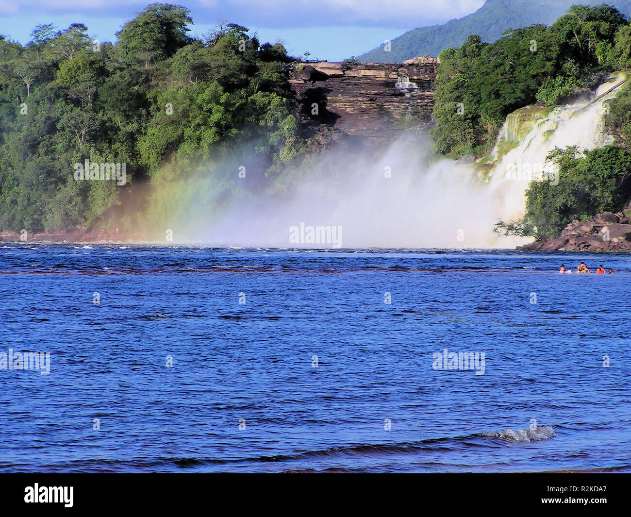 waterfall in canaima Stock Photo - Alamy