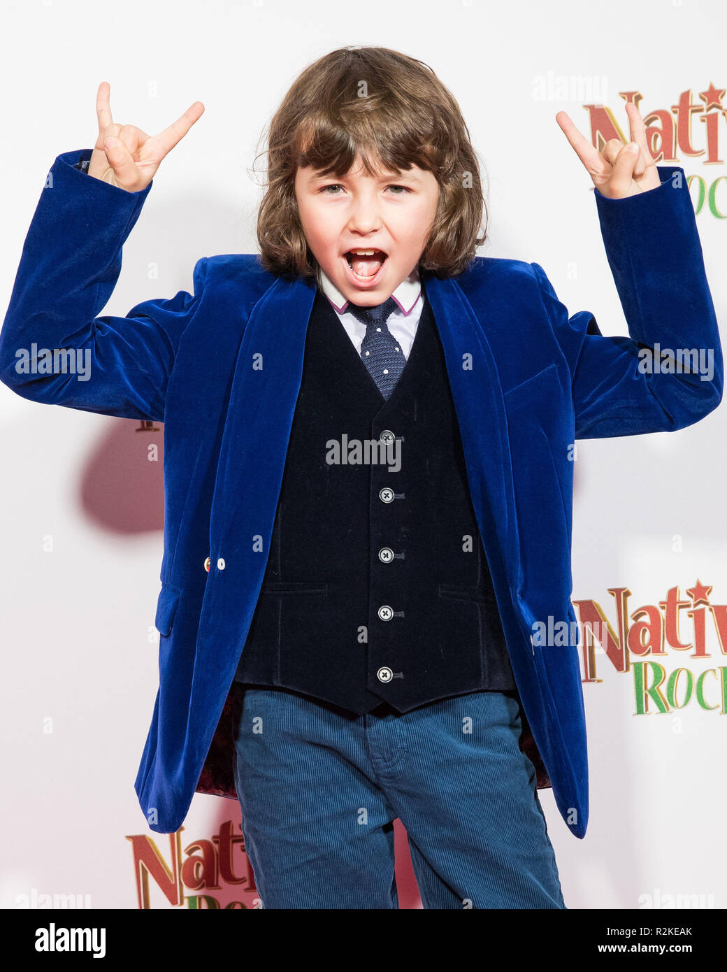 Brian Bartle arrives at the premiere of Nativity Rocks! at the Odeon ...