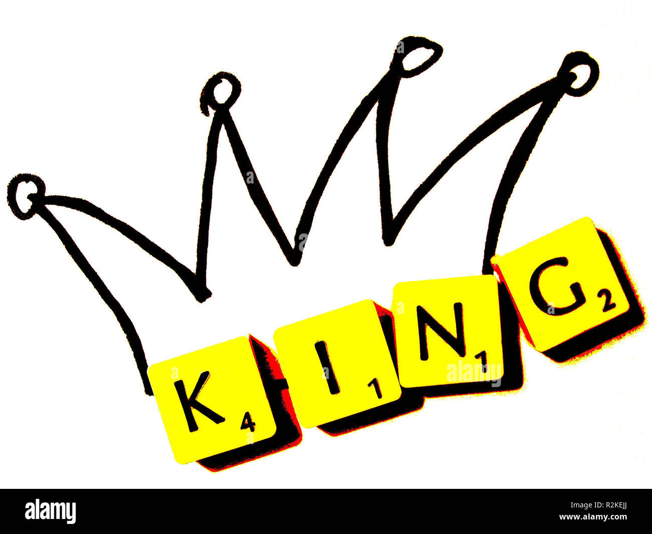 Kings letter Cut Out Stock Images & Pictures - Alamy