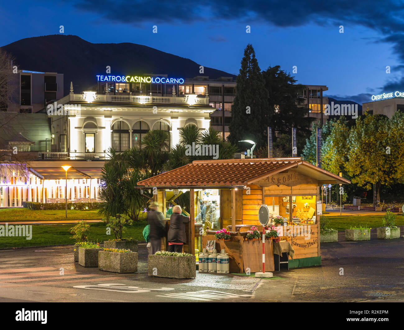 Chestnut hut in locarno hi-res stock photography and images - Alamy
