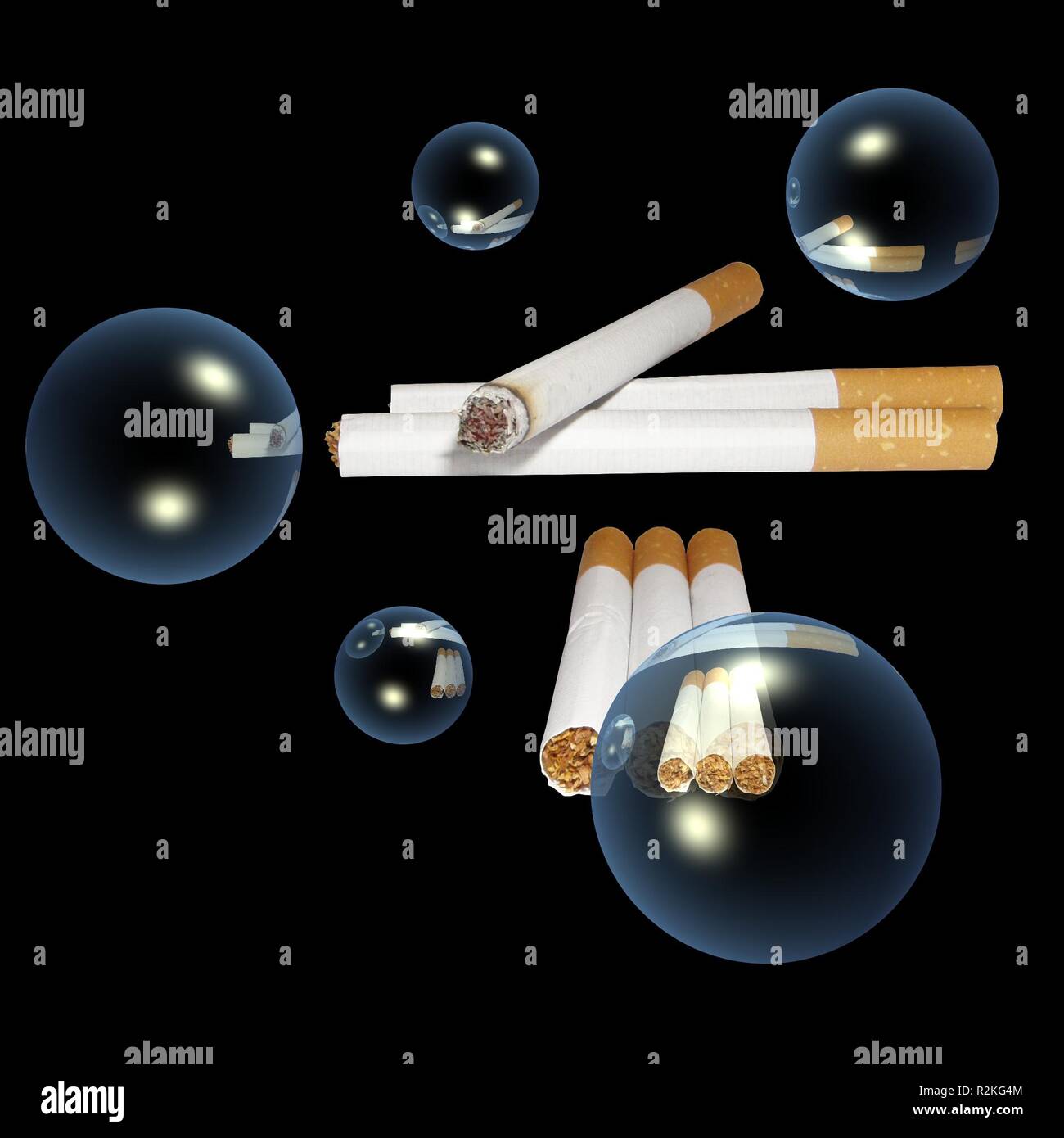 Soap bubble with smoke hi-res stock photography and images - Alamy