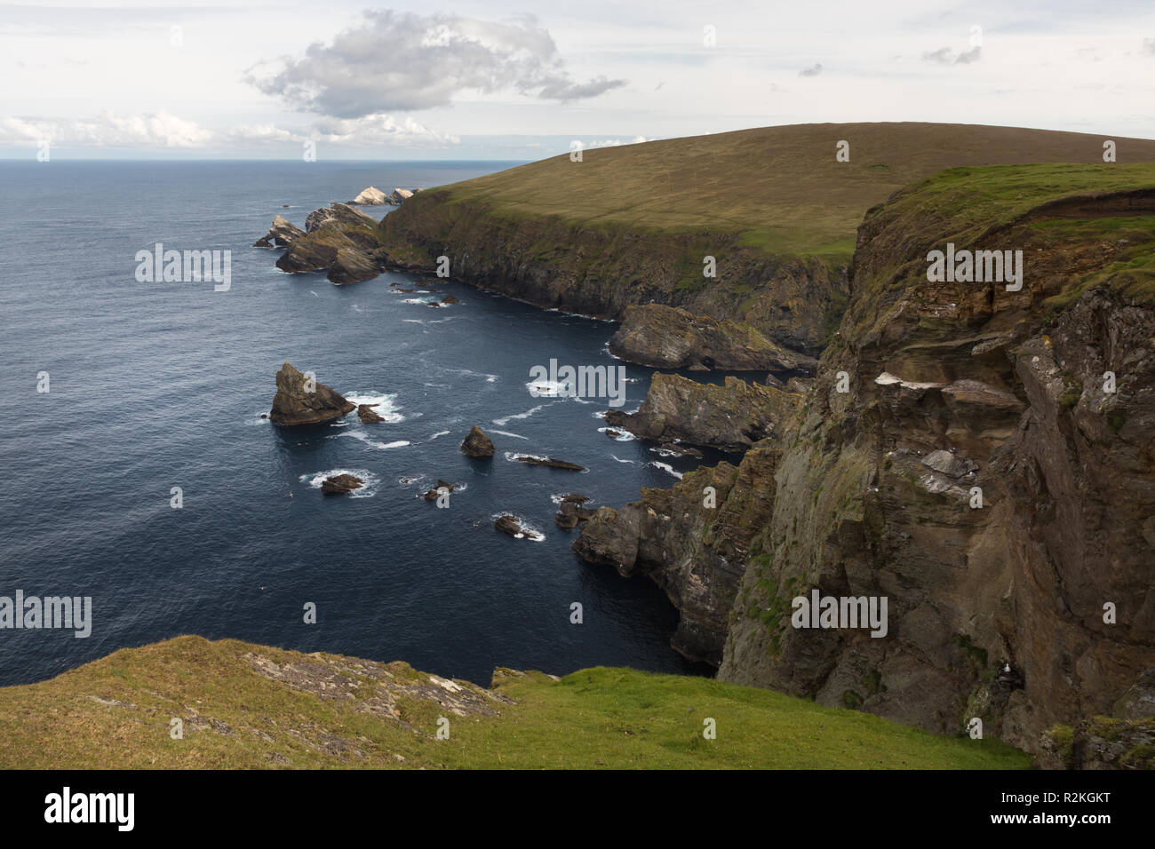 Landscape in Hermaness, Unst, Shetland Islands, UK Stock Photo - Alamy