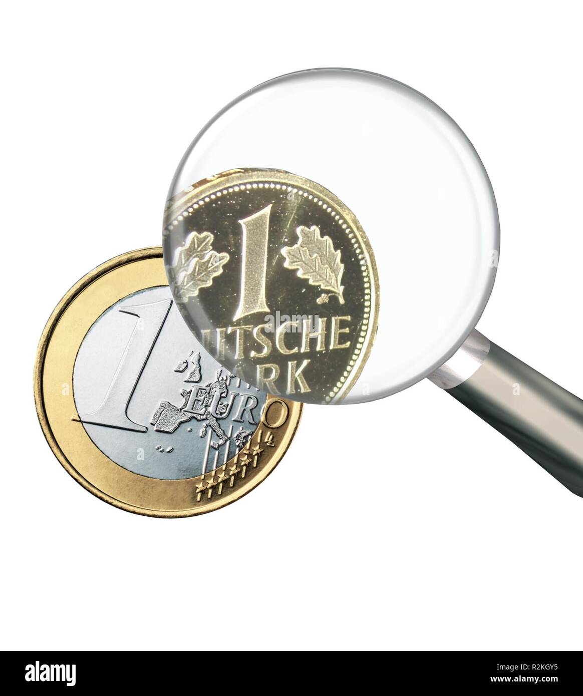 Euro mark coin hi-res stock photography and images - Alamy