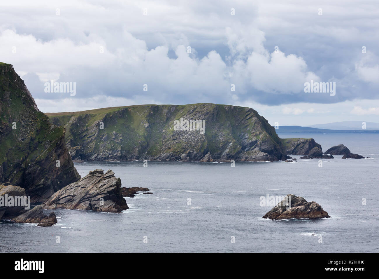 Landscape in Hermaness, Unst, Shetland Islands, UK Stock Photo - Alamy