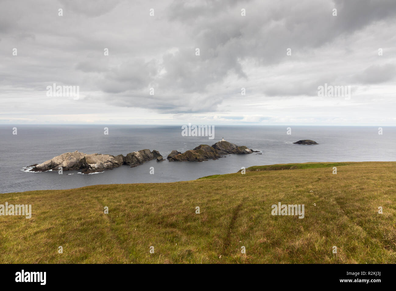 Landscape in Hermaness, Unst, Shetland Islands, UK Stock Photo - Alamy