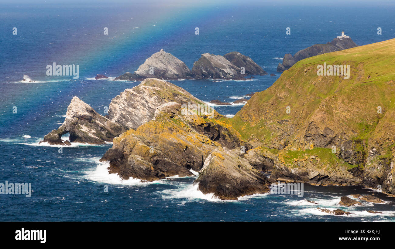 Landscape in Hermaness, Unst, Shetland Islands, UK Stock Photo - Alamy