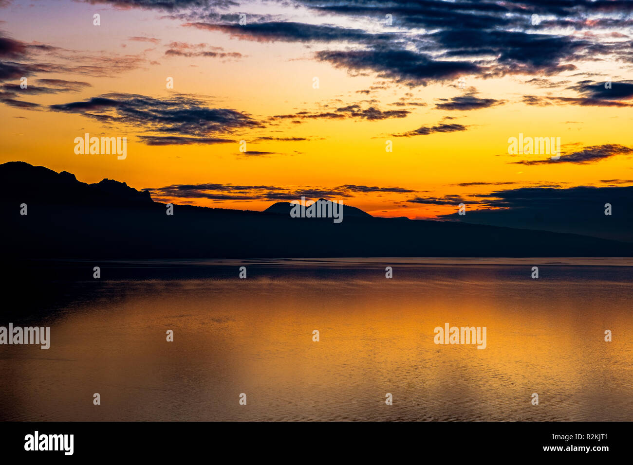 Switzerland sunset hi-res stock photography and images - Alamy