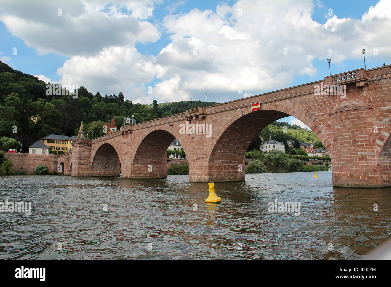River Neckar. Bridge over Neckar in Heidelberg, Germany Stock Photo - Alamy