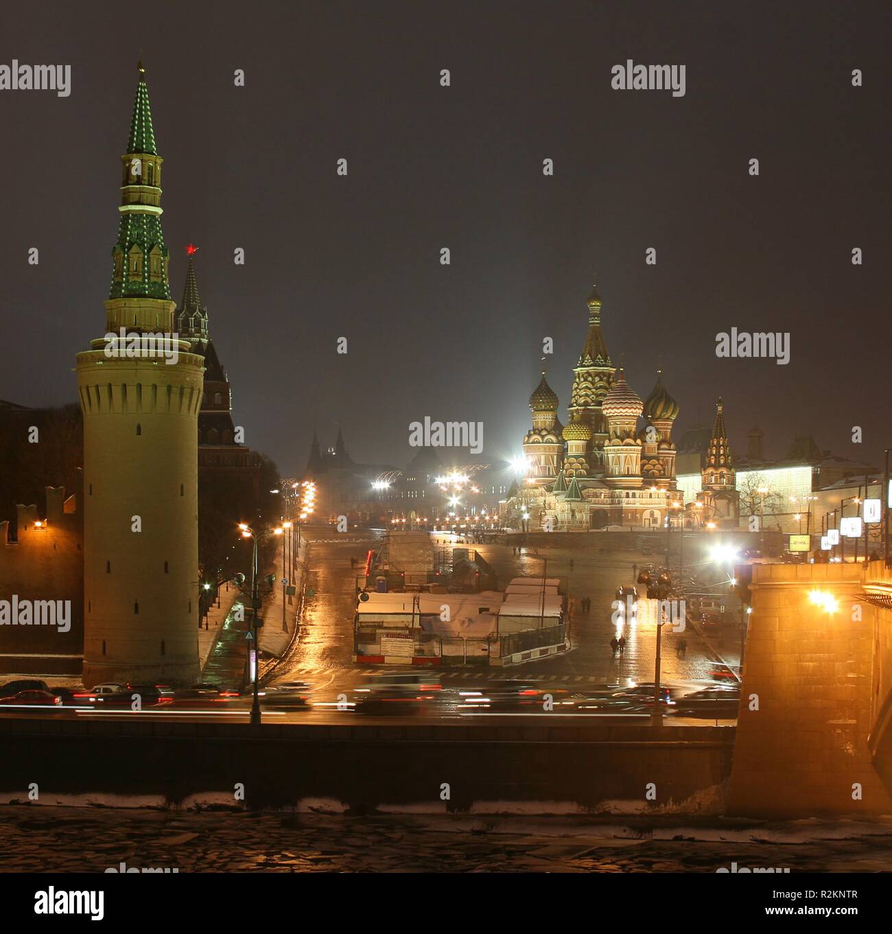 moscow. night. picture 2 Stock Photo - Alamy