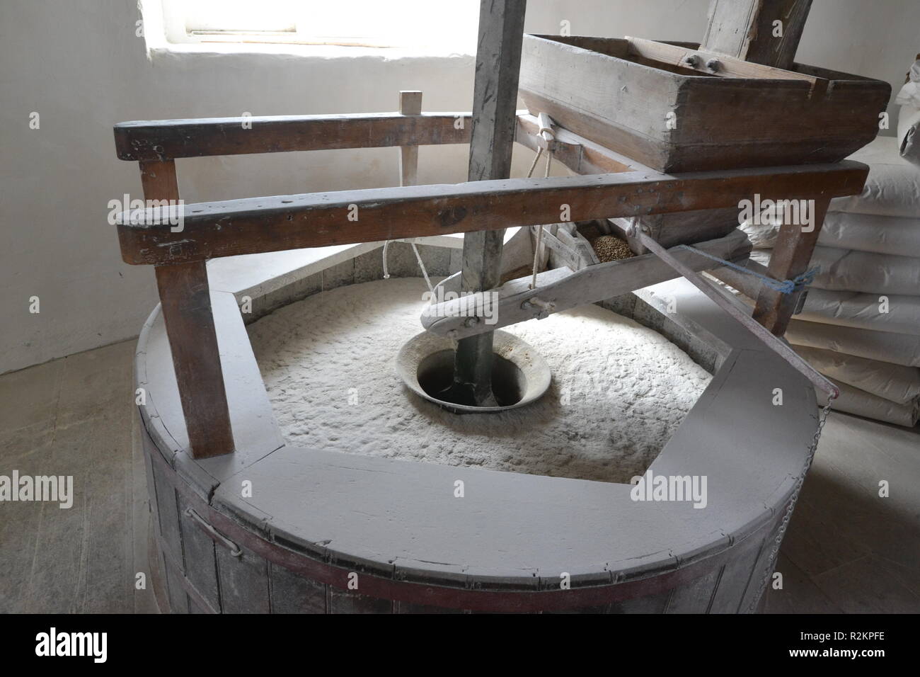 Maud Foster Windmill, Boston, Lincolnshire, UK. A working flour mill ...