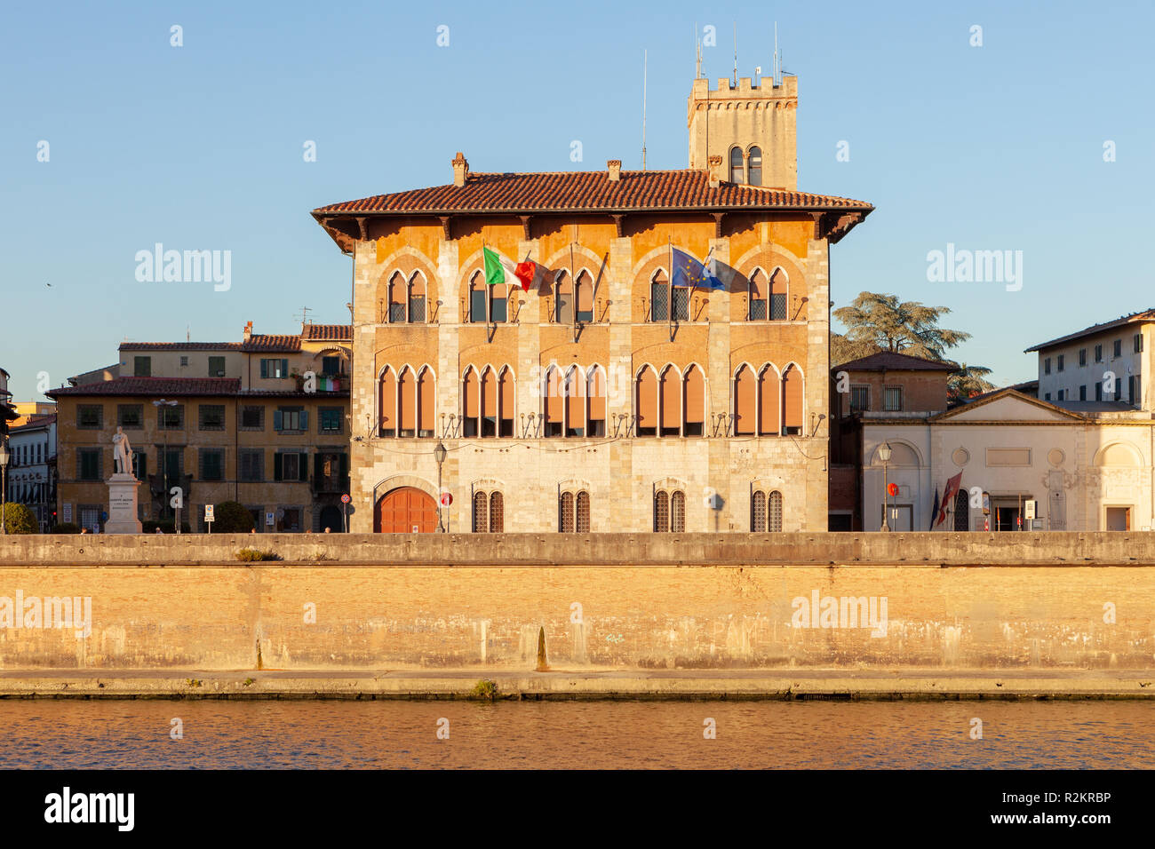 PISA, ITALY - OCTOBER 5, 2018: Palazzo Medici and National Museum of ...
