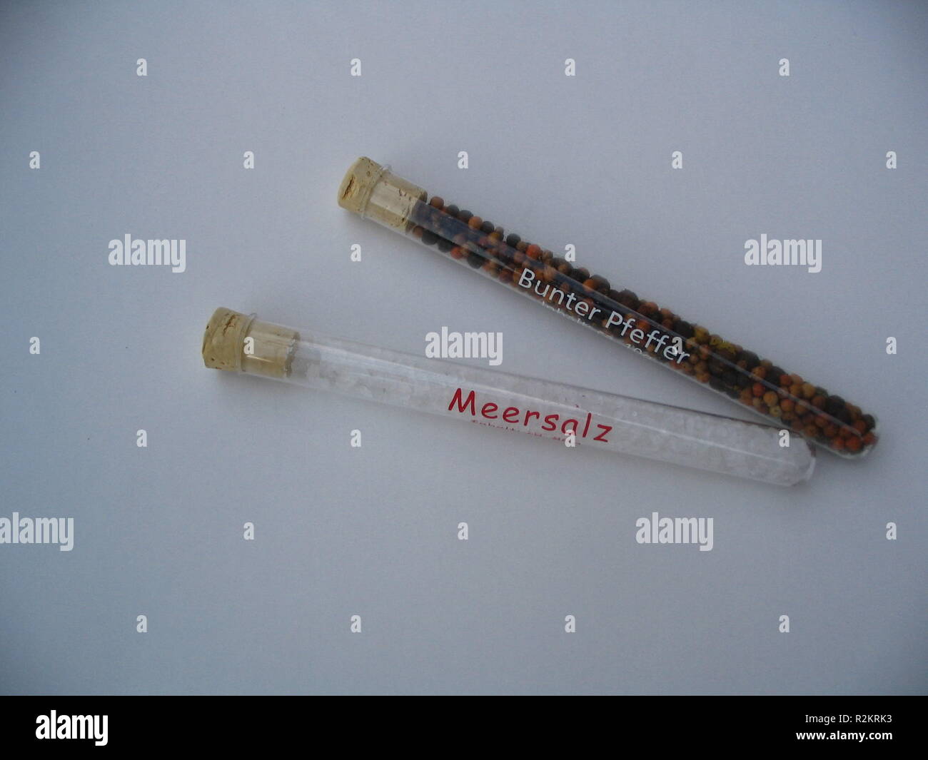 (kitchen) laboratory tubes Stock Photo - Alamy