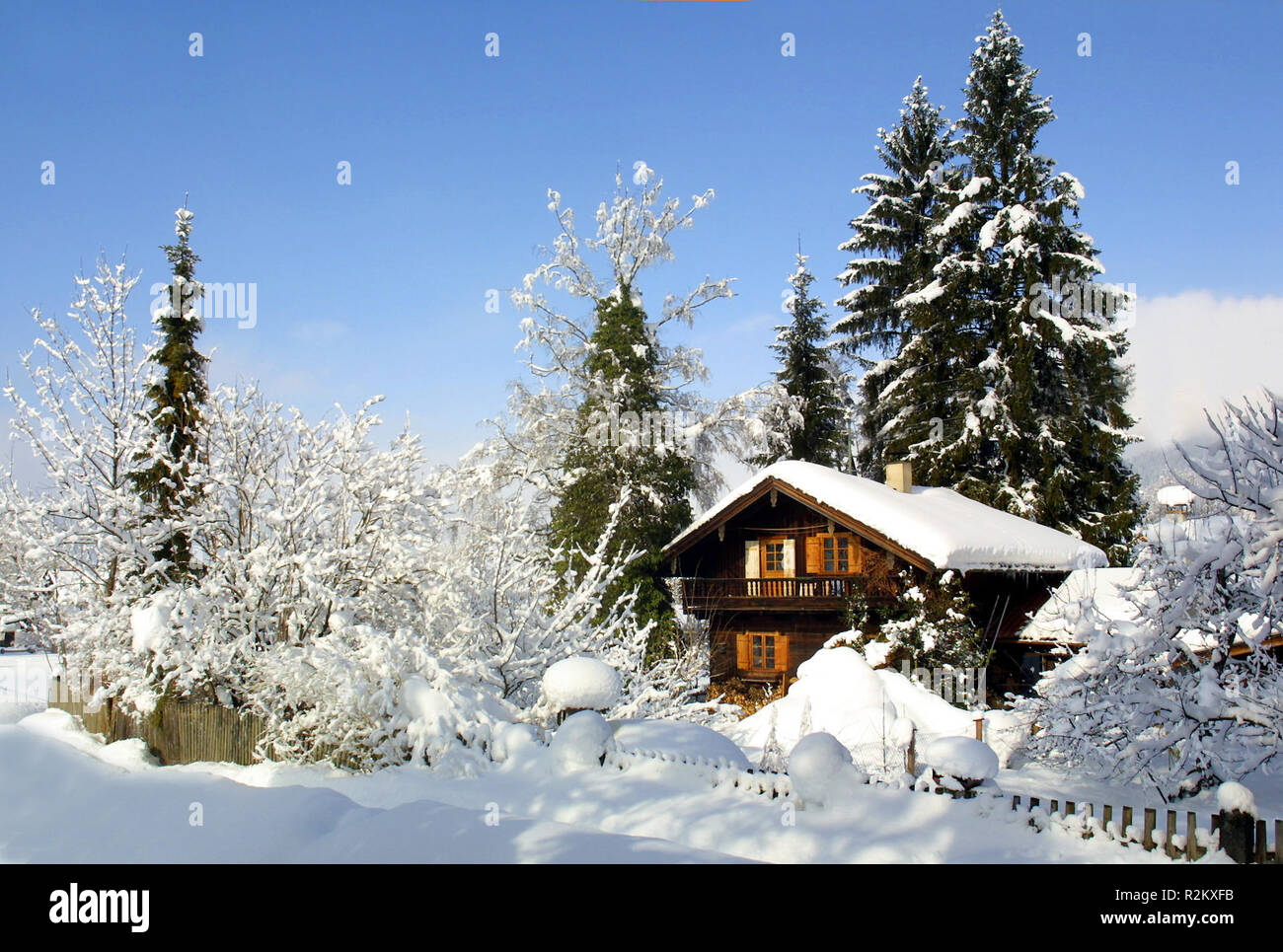 Bavaria snow home hi-res stock photography and images - Alamy