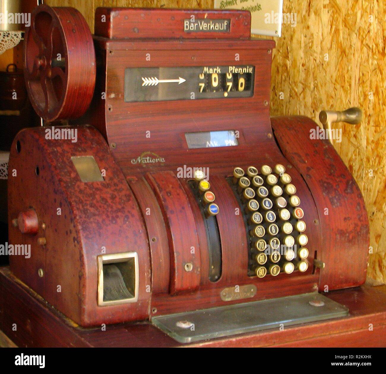 old cash register Stock Photo - Alamy
