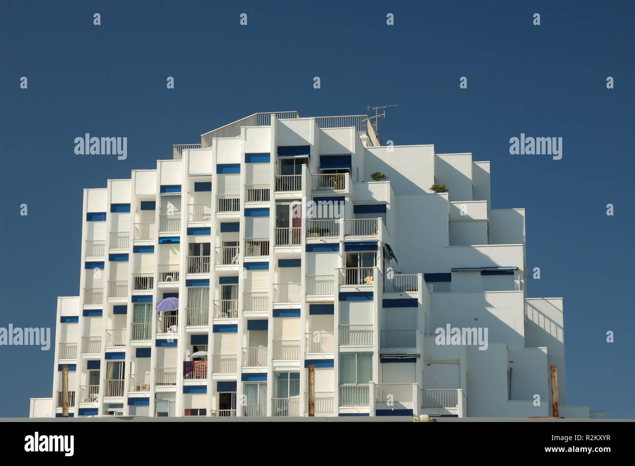 futuristic apartment building Stock Photo - Alamy