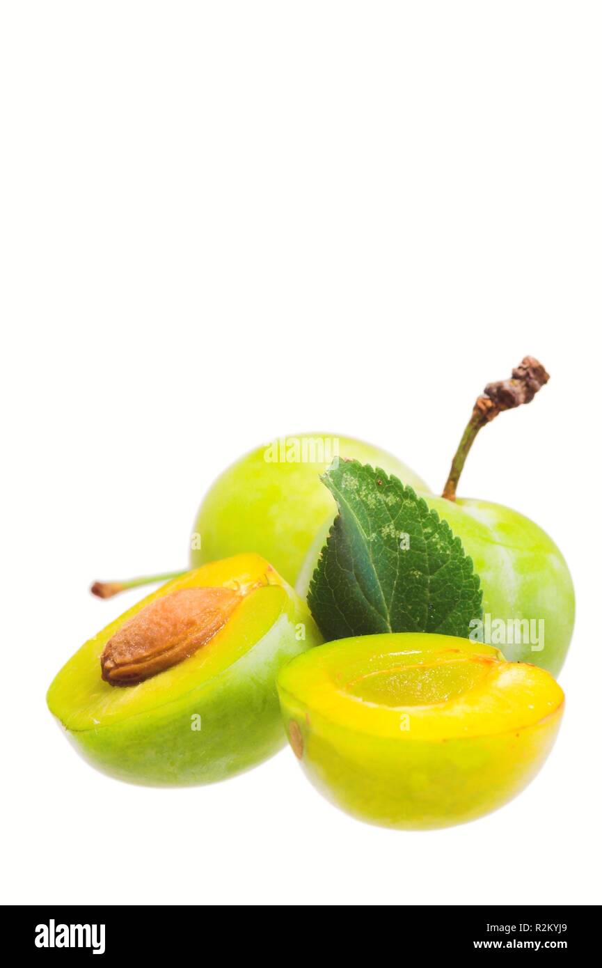 Greengage fruit Cut Out Stock Images & Pictures - Alamy