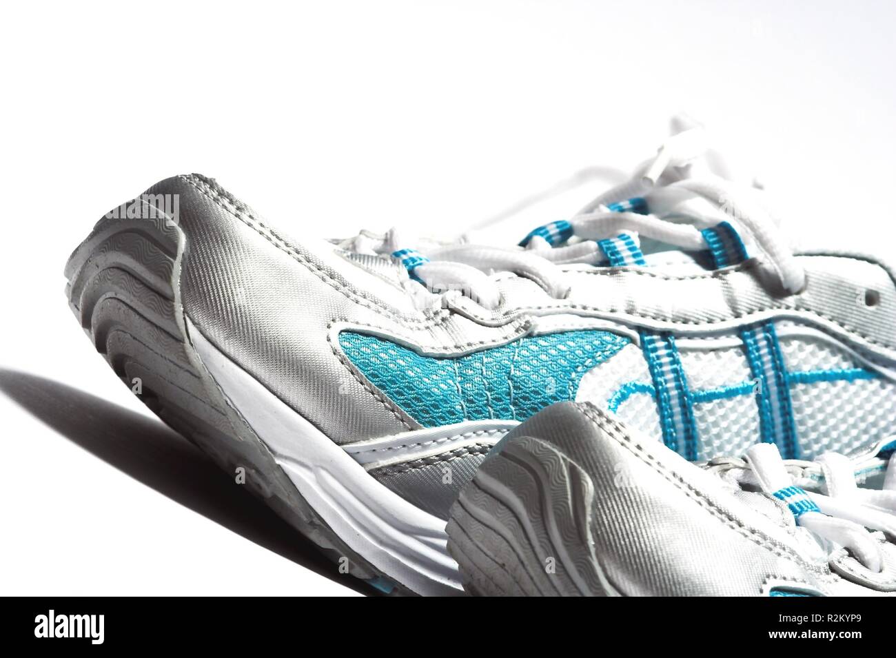 Silver running shoes hi-res stock photography and images - Alamy