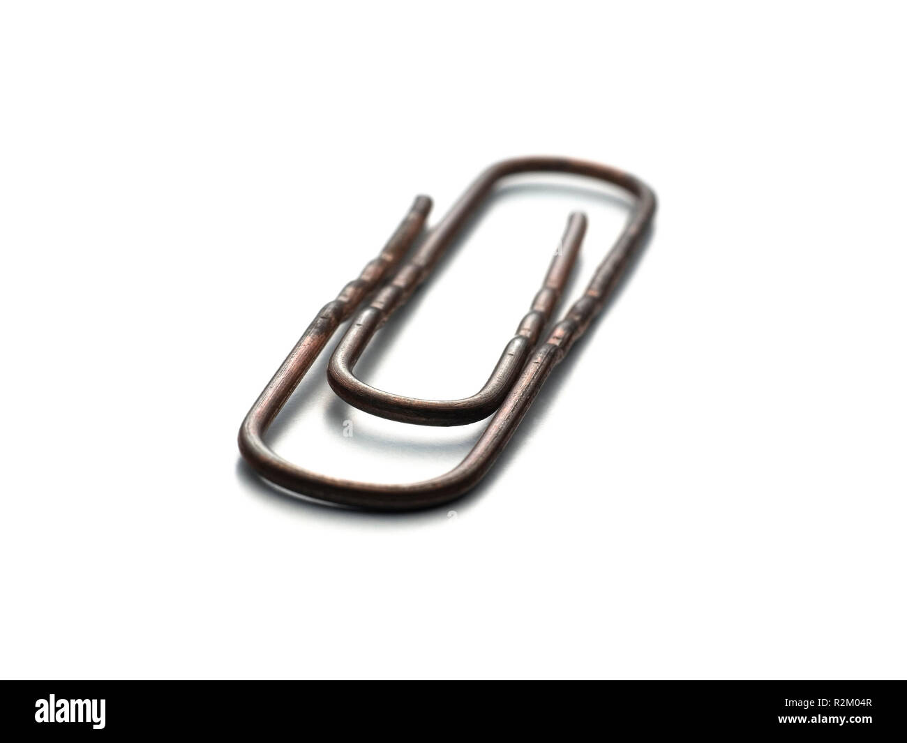 paperclip with traces Stock Photo - Alamy