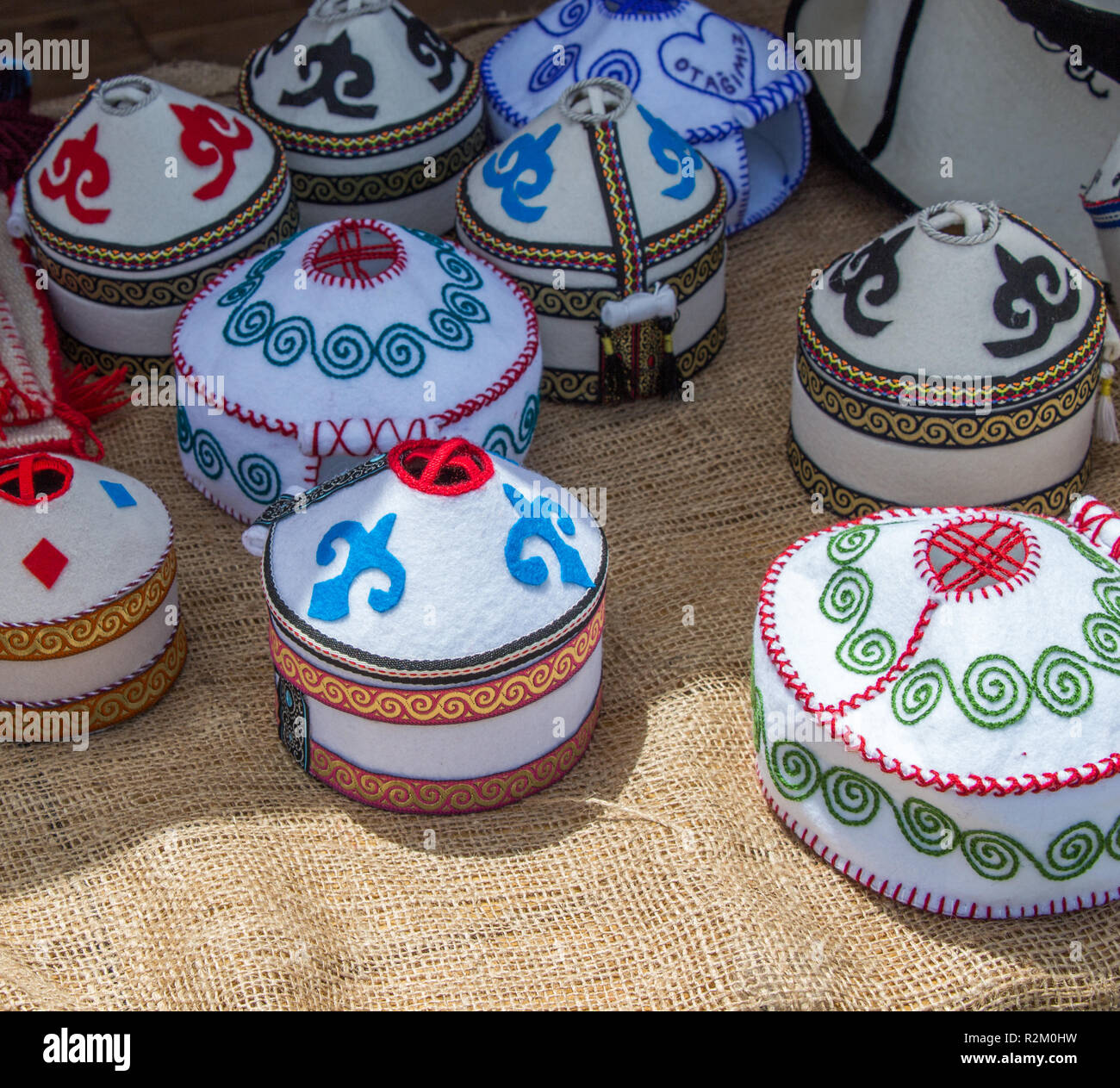 Traditional turkish nad Turkic hat in view Stock Photo - Alamy