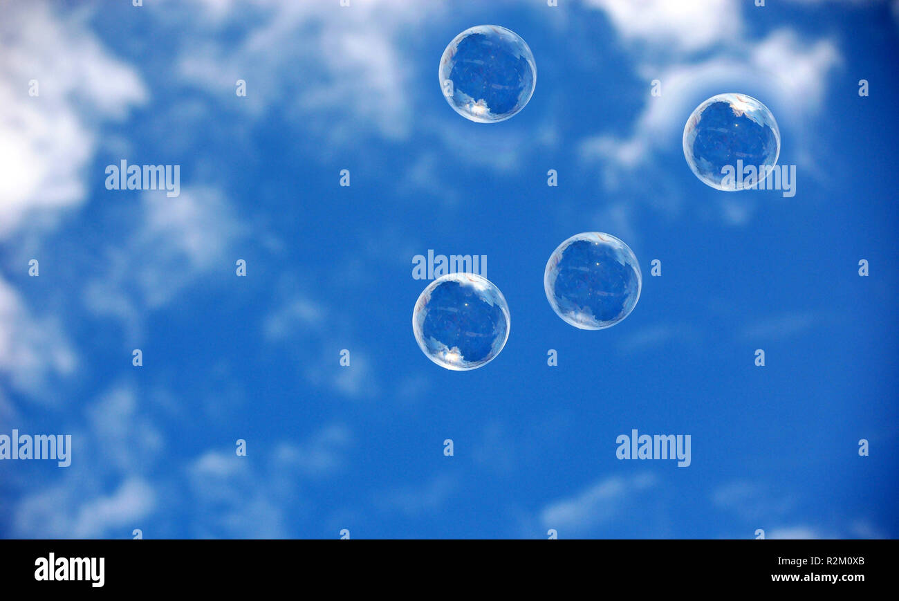 fly in the sky bubble Stock Photo - Alamy