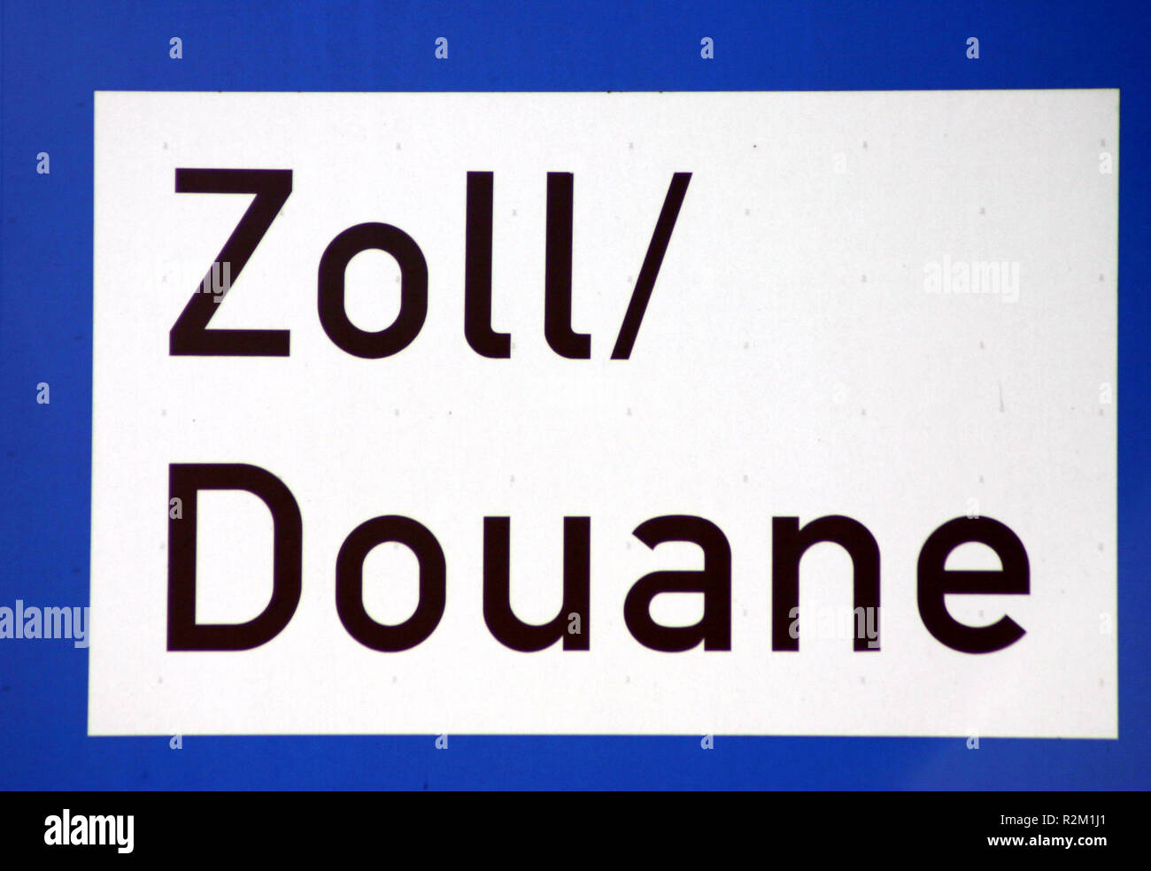 Douane sign hi-res stock photography and images - Alamy