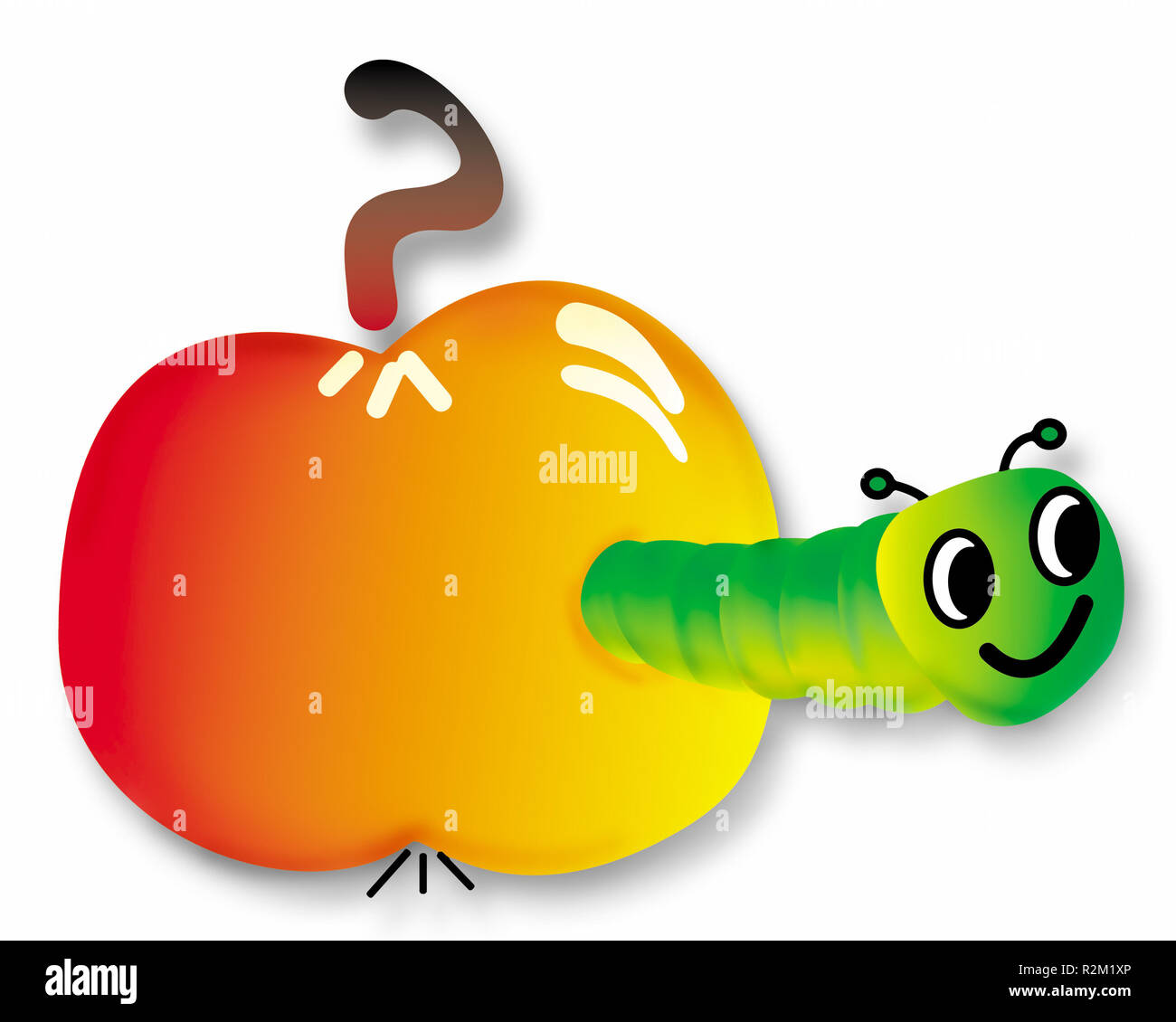Hello apple Cut Out Stock Images & Pictures - Alamy