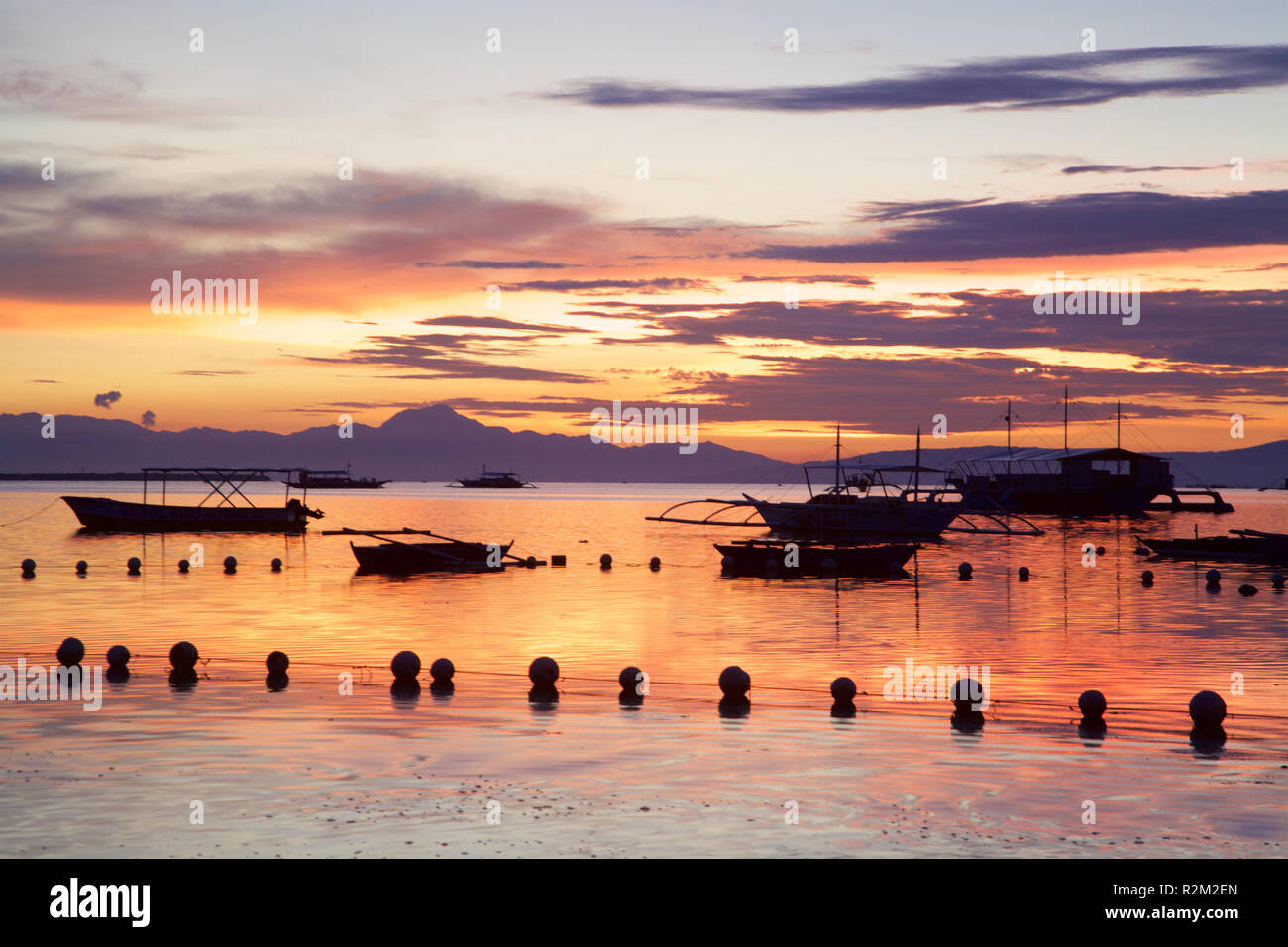 beach sunset, Panglao, Bohol Stock Photo - Alamy
