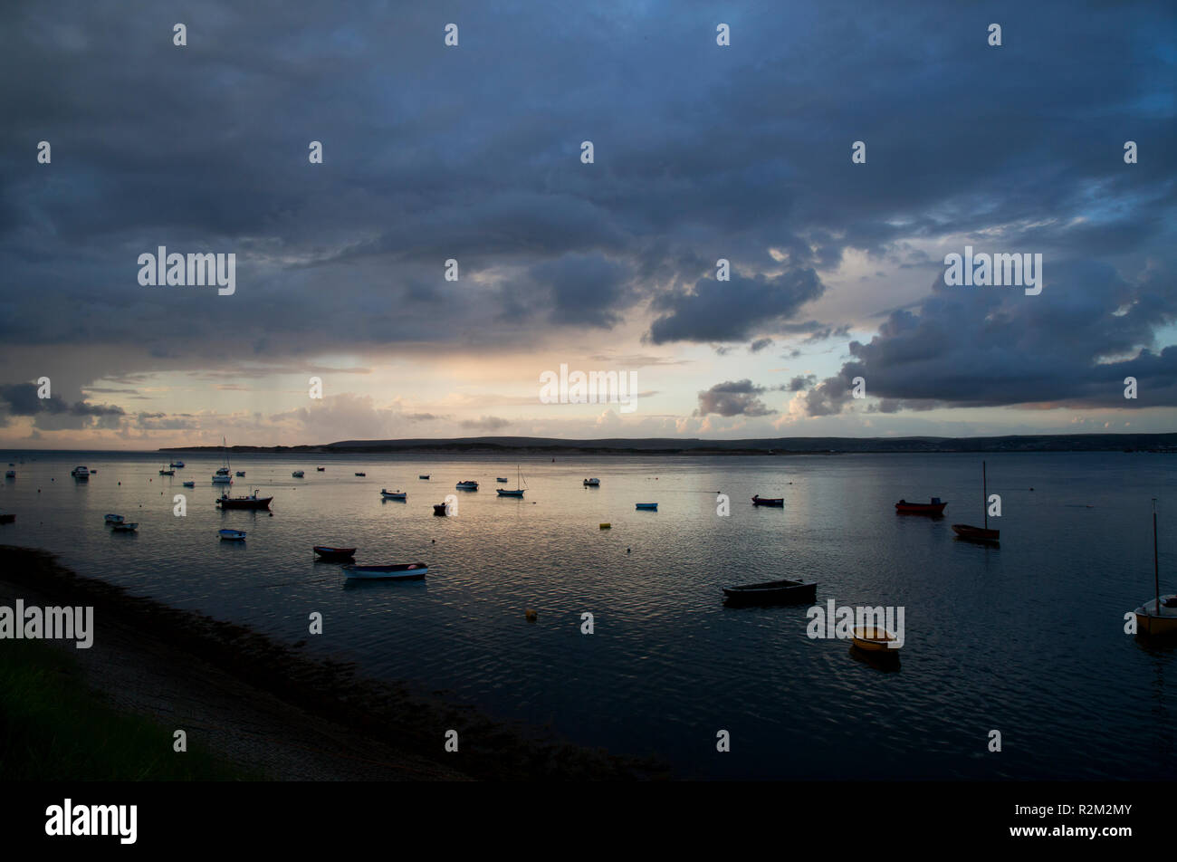 River Taw from Appledore at sunset, North Devon Stock Photo - Alamy