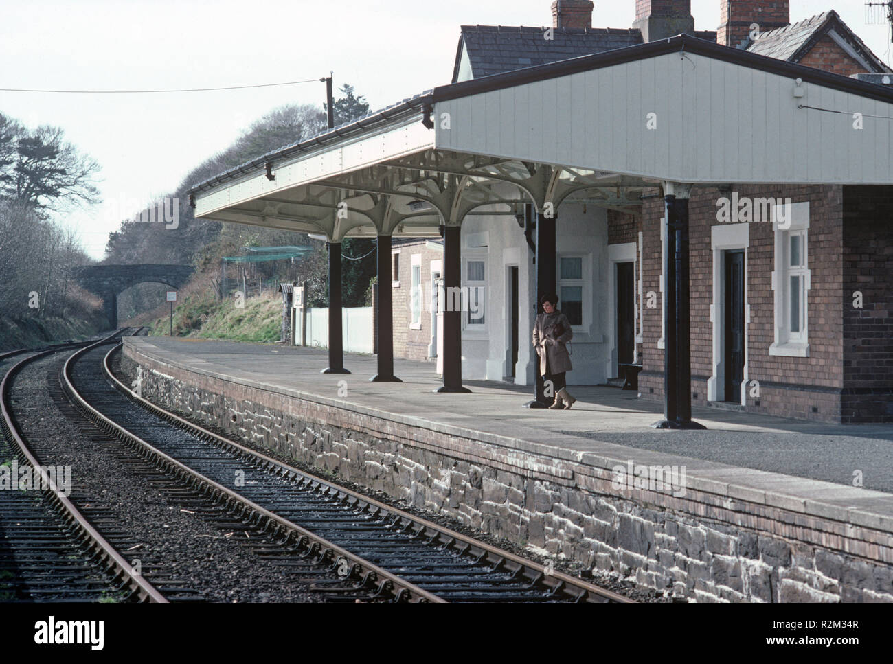 Criccieth railway station, Dovey Junction to Pwllheli Cambrian Coast ...