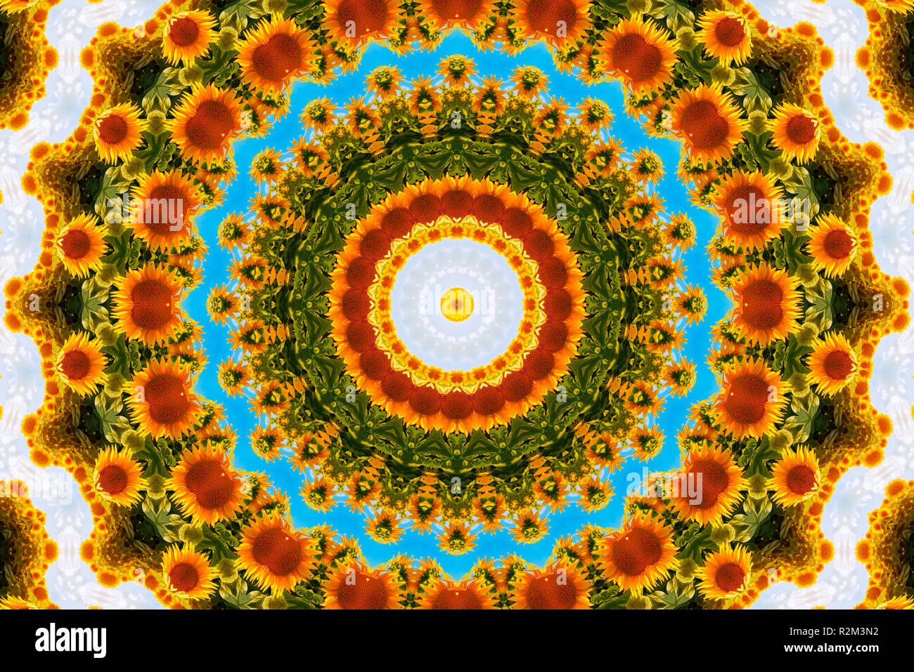 Psychedelic kaleidoscopic illusive symmetrical pattern as background Stock Photo - Alamy