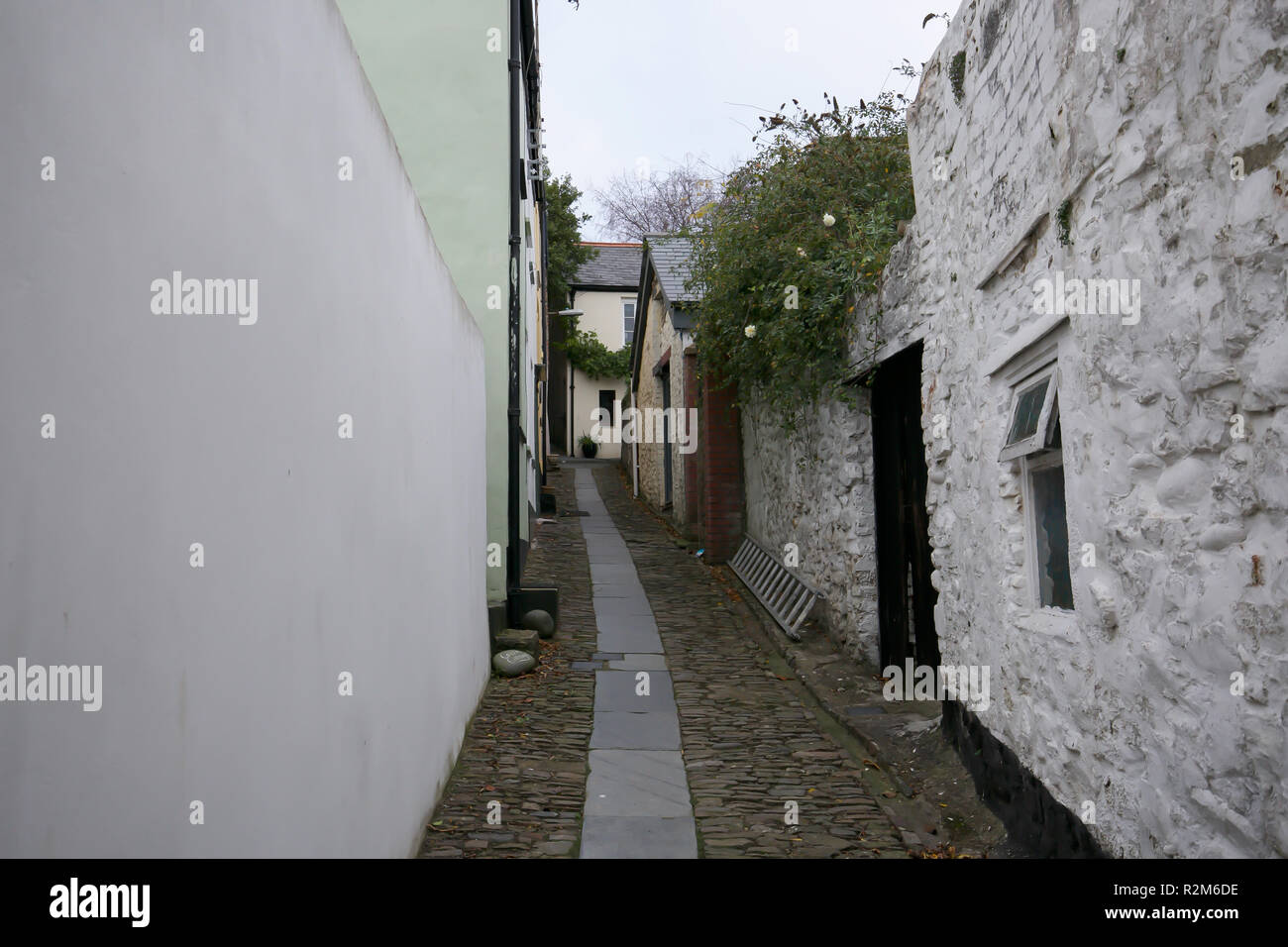Narrow Street in Appledore, Devon Stock Photo - Alamy