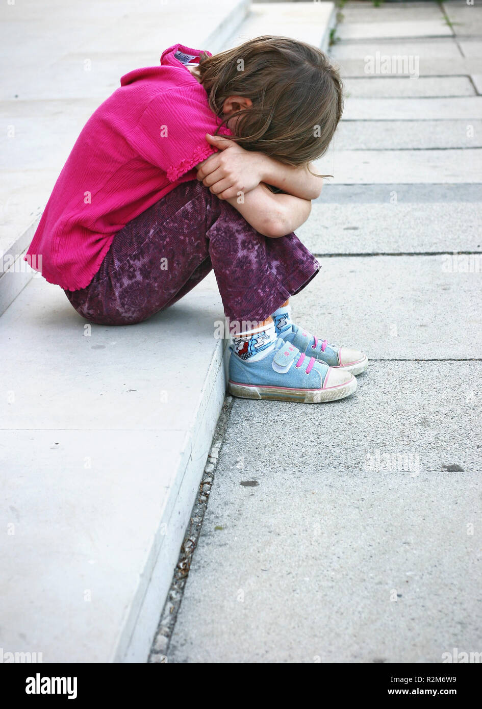 Contrast emotions children hi-res stock photography and images - Alamy