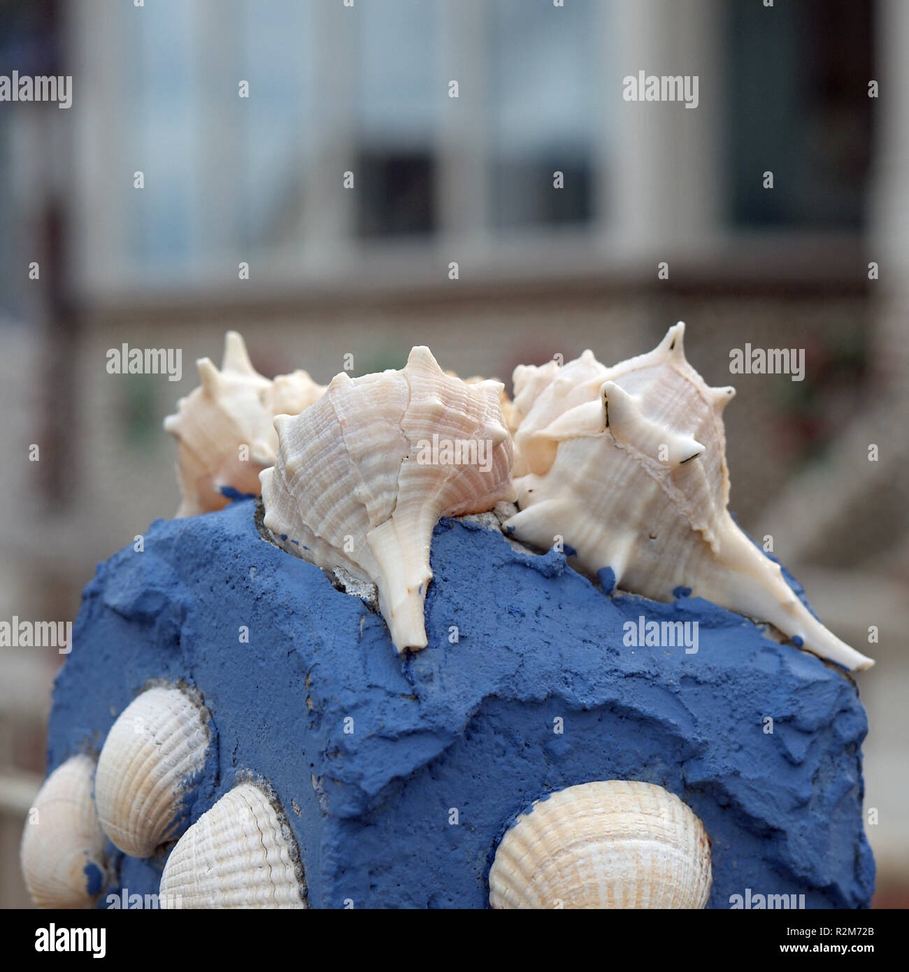 shell house in denmark (thyboron Stock Photo - Alamy