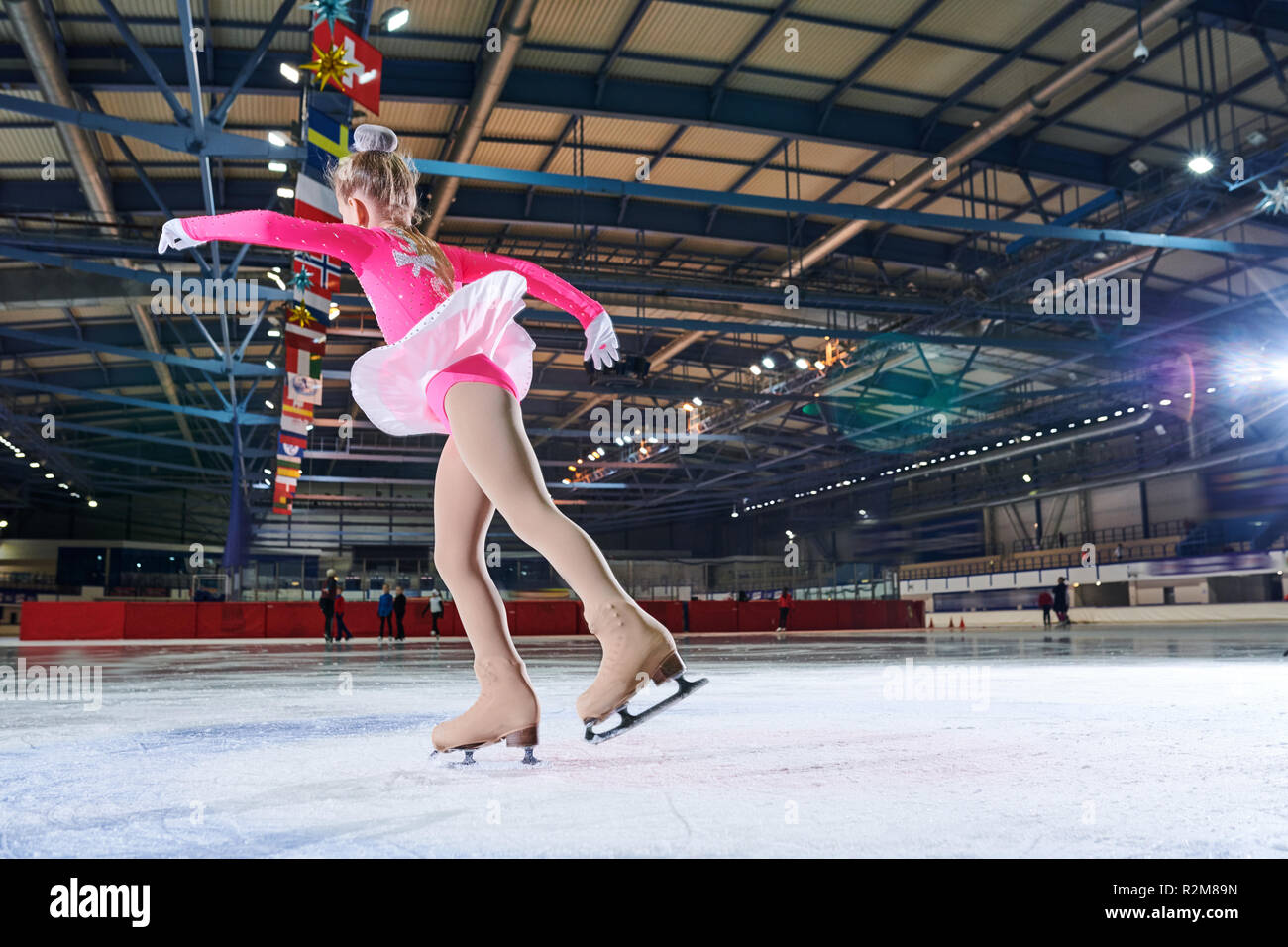 Girl in Figure-Skating Performance Stock Photo - Alamy