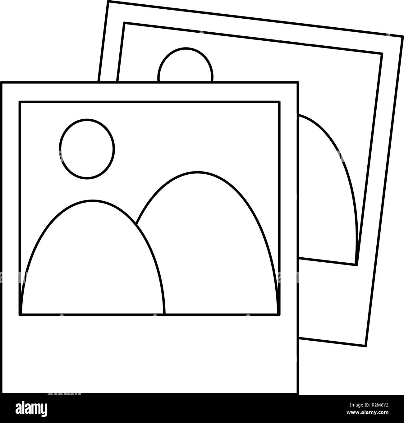 Landscape photos symbol vector illustration graphic design Stock Vector ...