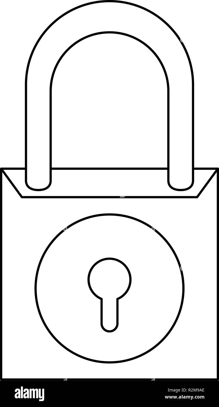 Padlock security system vector illustration graphic design Stock Vector ...