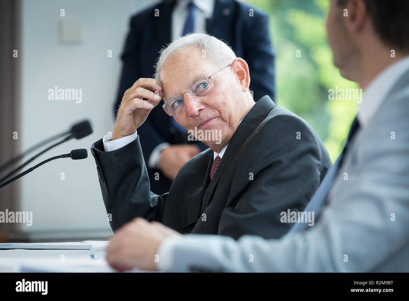 Wolfgang Schauble in Warsaw, Poland on 25 June 2018 Stock Photo - Alamy