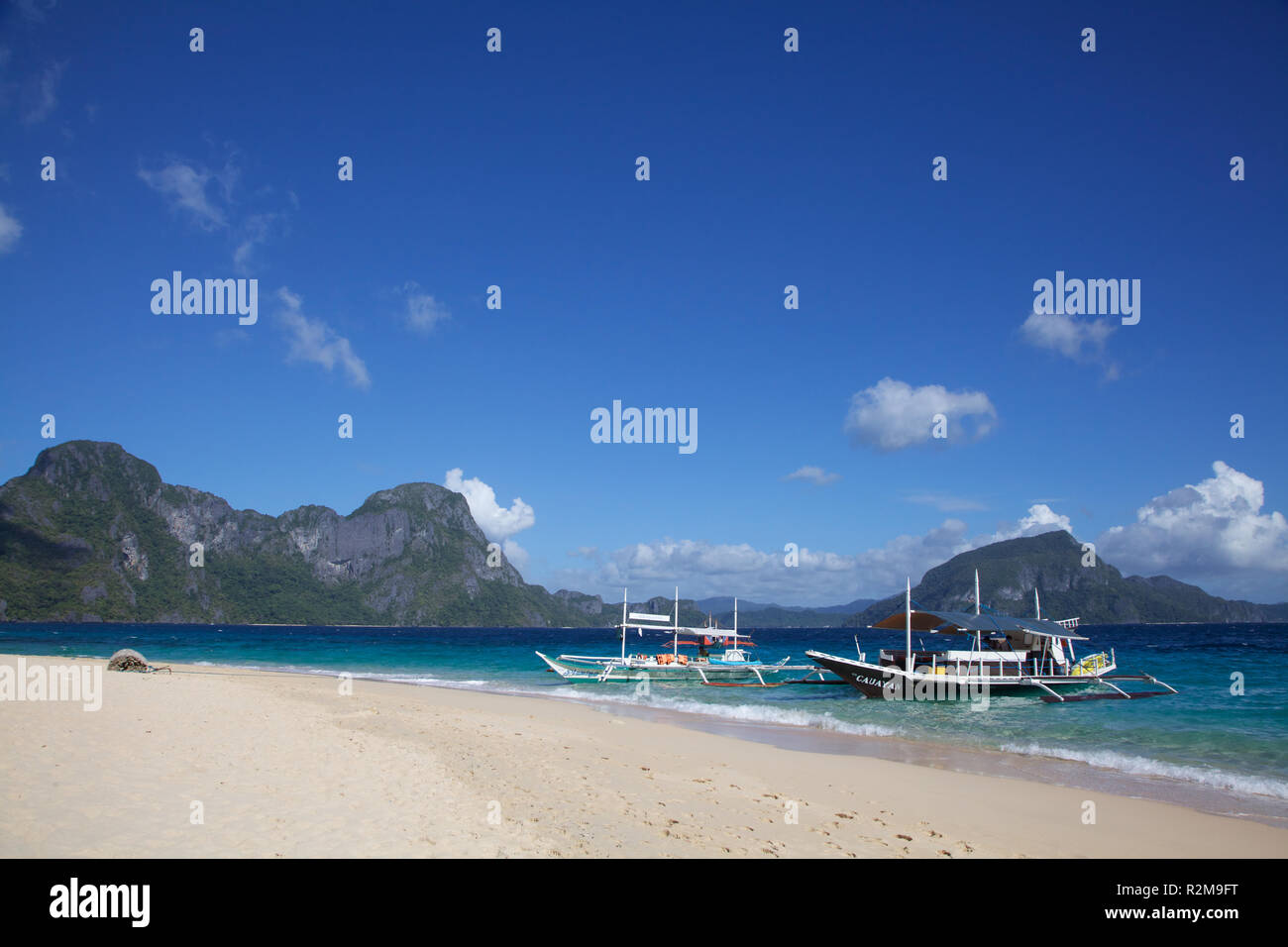 Boat tours, Palawan, Philippines Stock Photo - Alamy