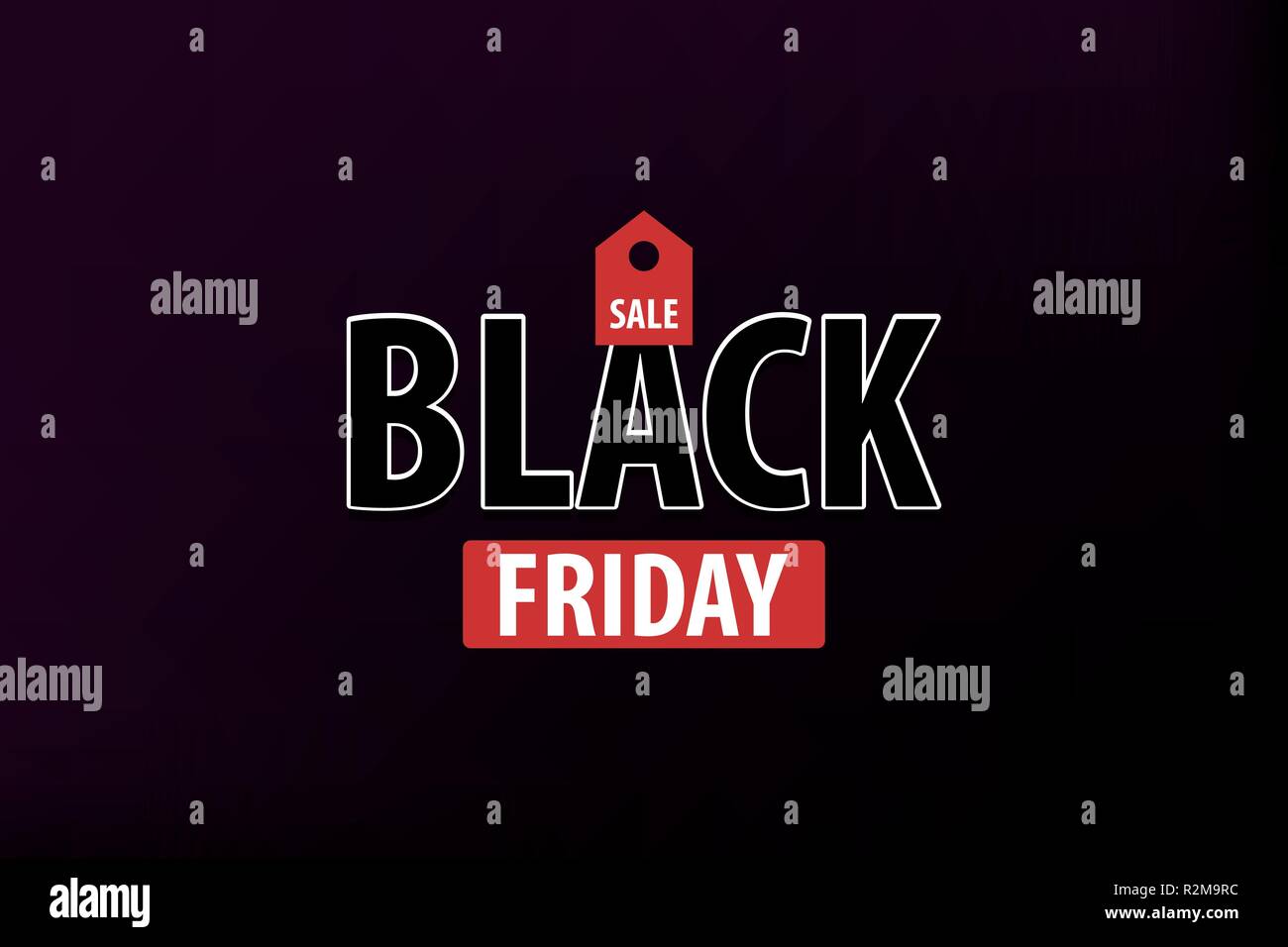 Black friday promo trendy Stock Vector Images - Alamy